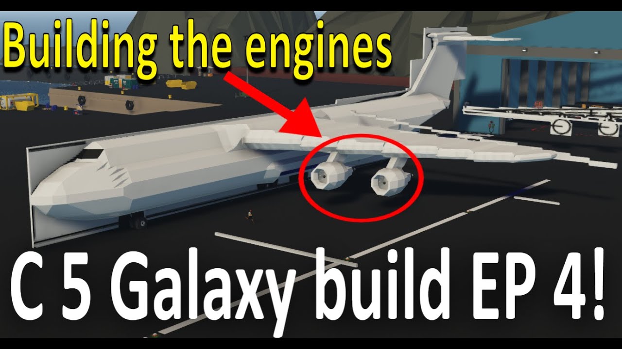 Building the engines!!!(C 5 Galaxy build EP 4!) - YouTube