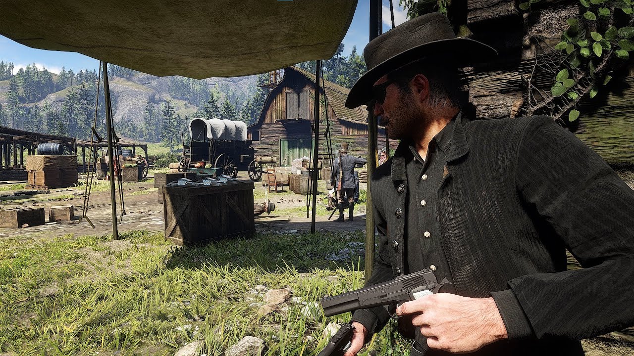 Brutal combat and QuickDraws (No Deadeye) Red dead redemption 2 PC ...