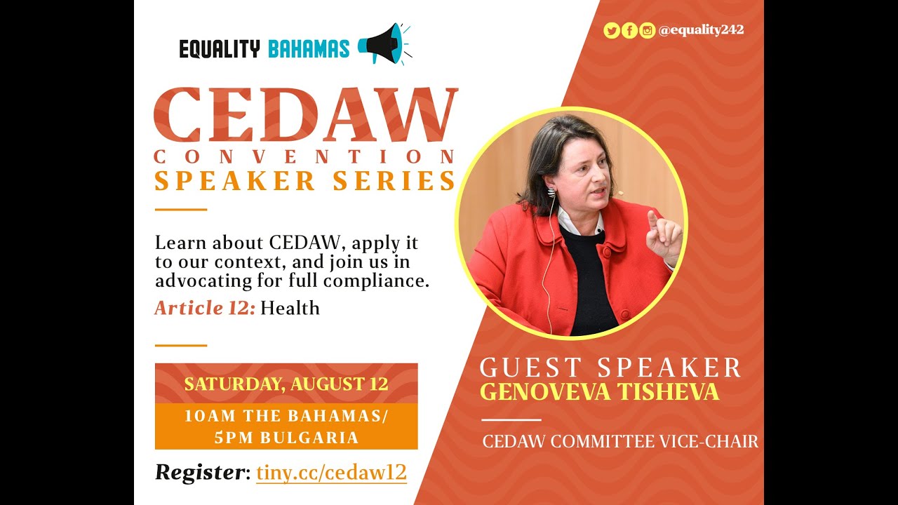 CEDAW Speaker Series: Article 12 with Genoveva Tisheva - YouTube