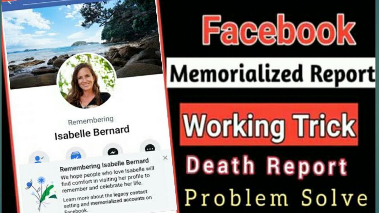 Facebook Memorialized Report 2020 || Facebook Death Report || Full ...