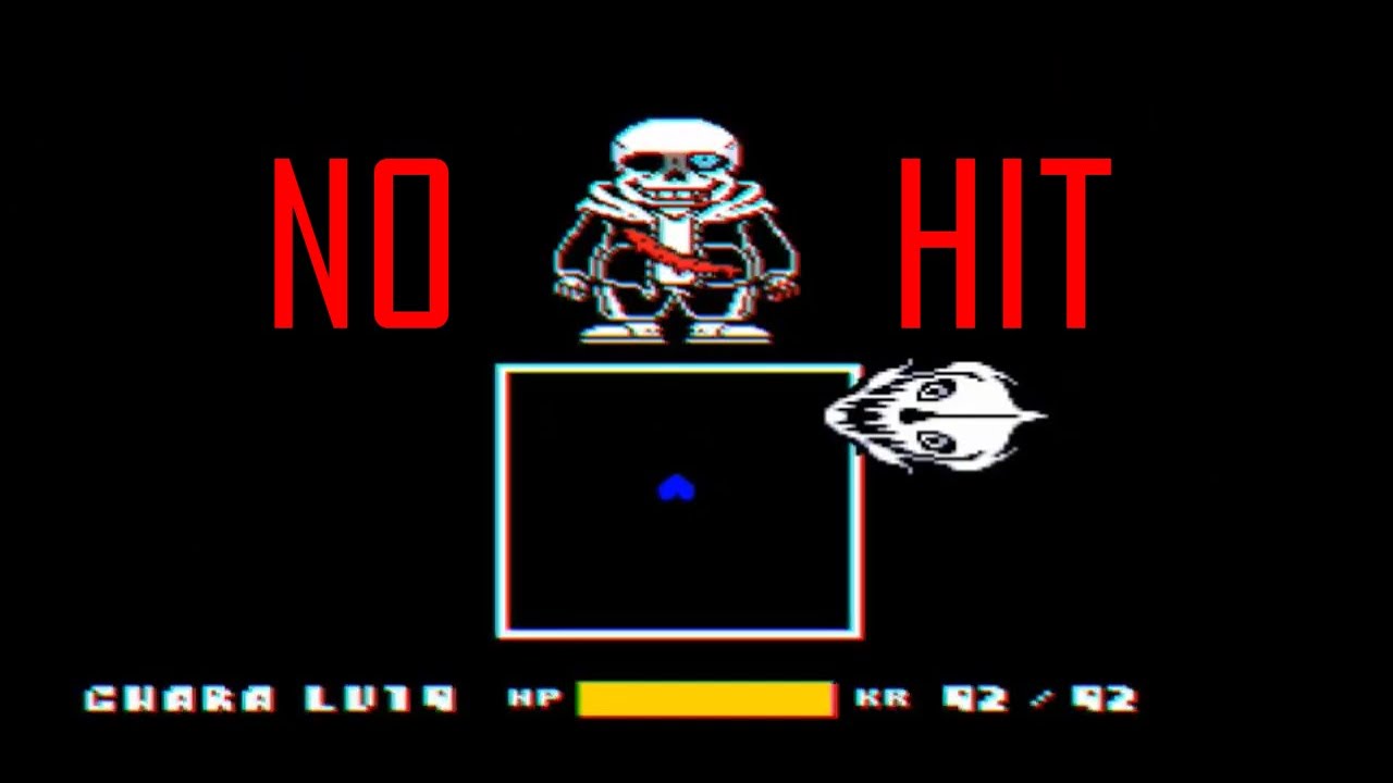 No Hit UnderTale: Real Reset ~ Sans Battle Phase 3 No Hit / Undertale ...