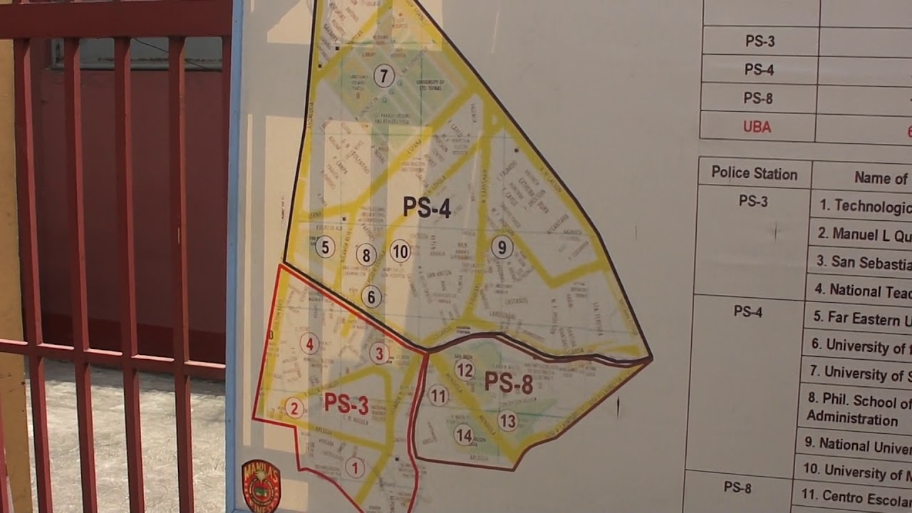 File footage - University Belt map [Manila; Nov 2014] HD - YouTube