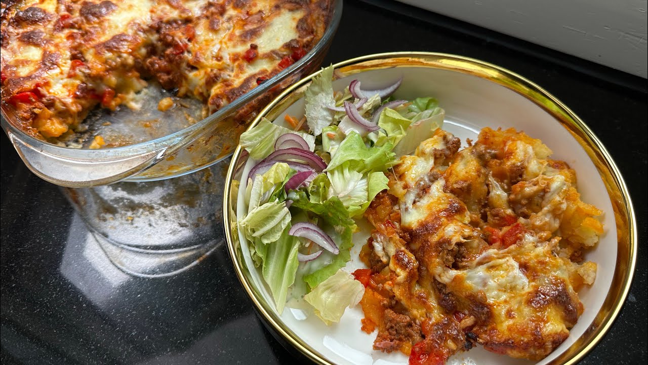 Tave me pire dhe mish te grir ne furre | drek e shpejt | potatoes with ...