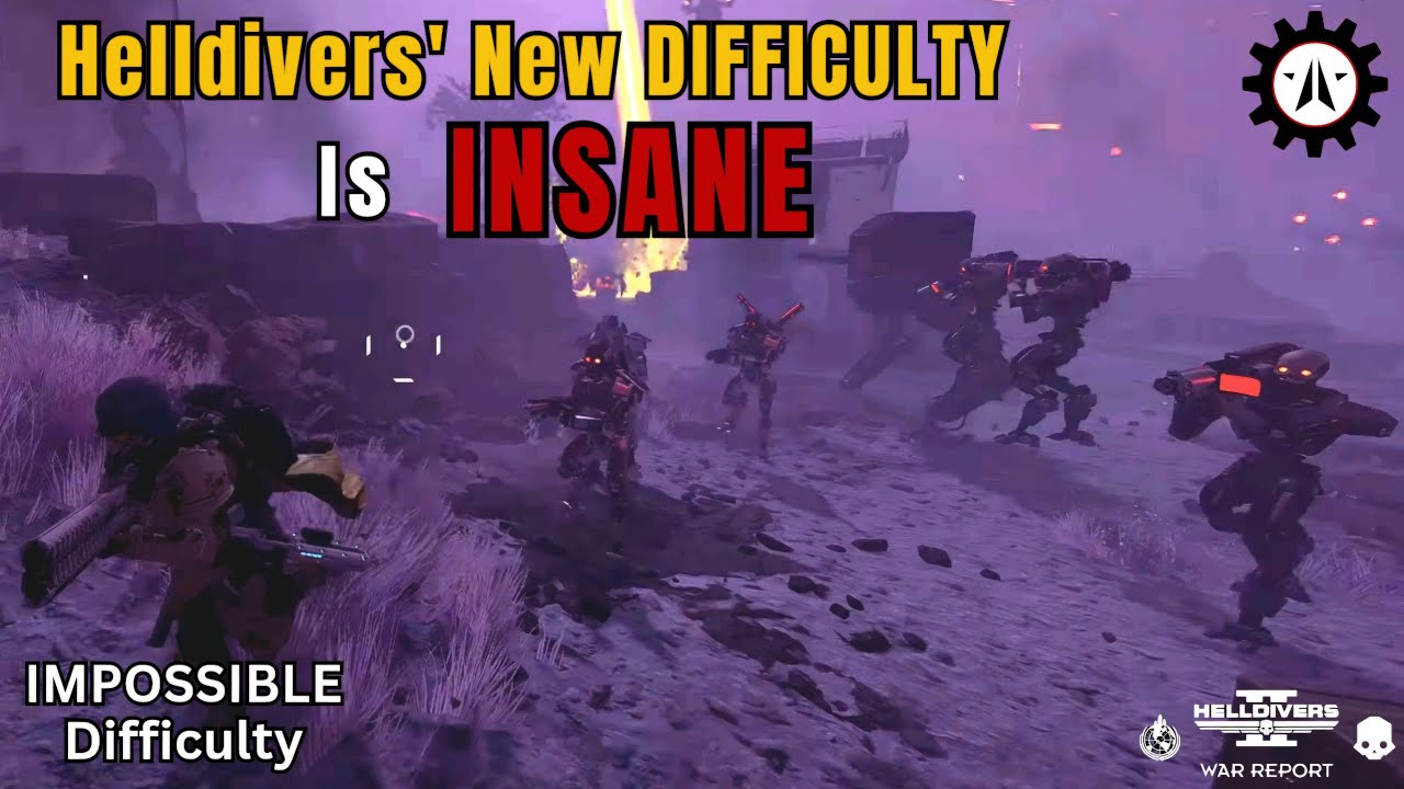 HELLDIVERS 2 New DIFFICULTY is Insane|Super Helldive Difficulty|Coop ...