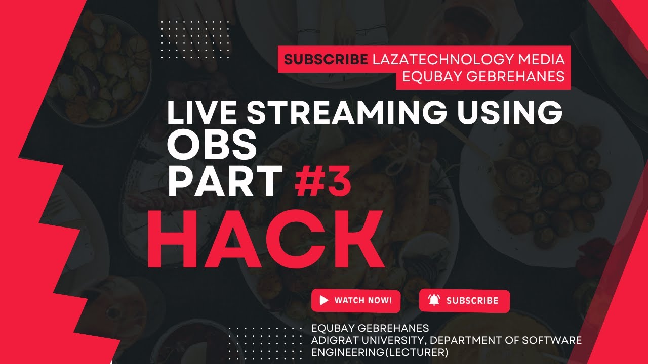 How to Live Stream any program using OBS Streamer Software with ...