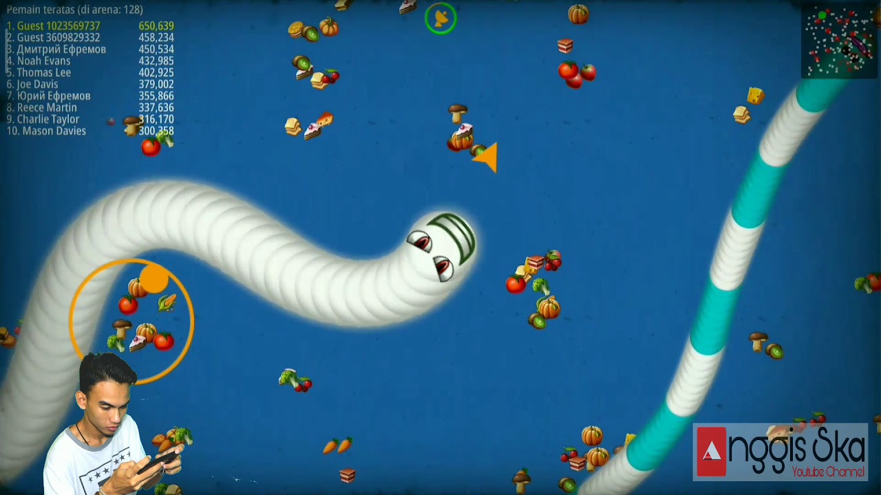 Cara bermain game cacing besar alaska worms zone yang baik dan benar ...