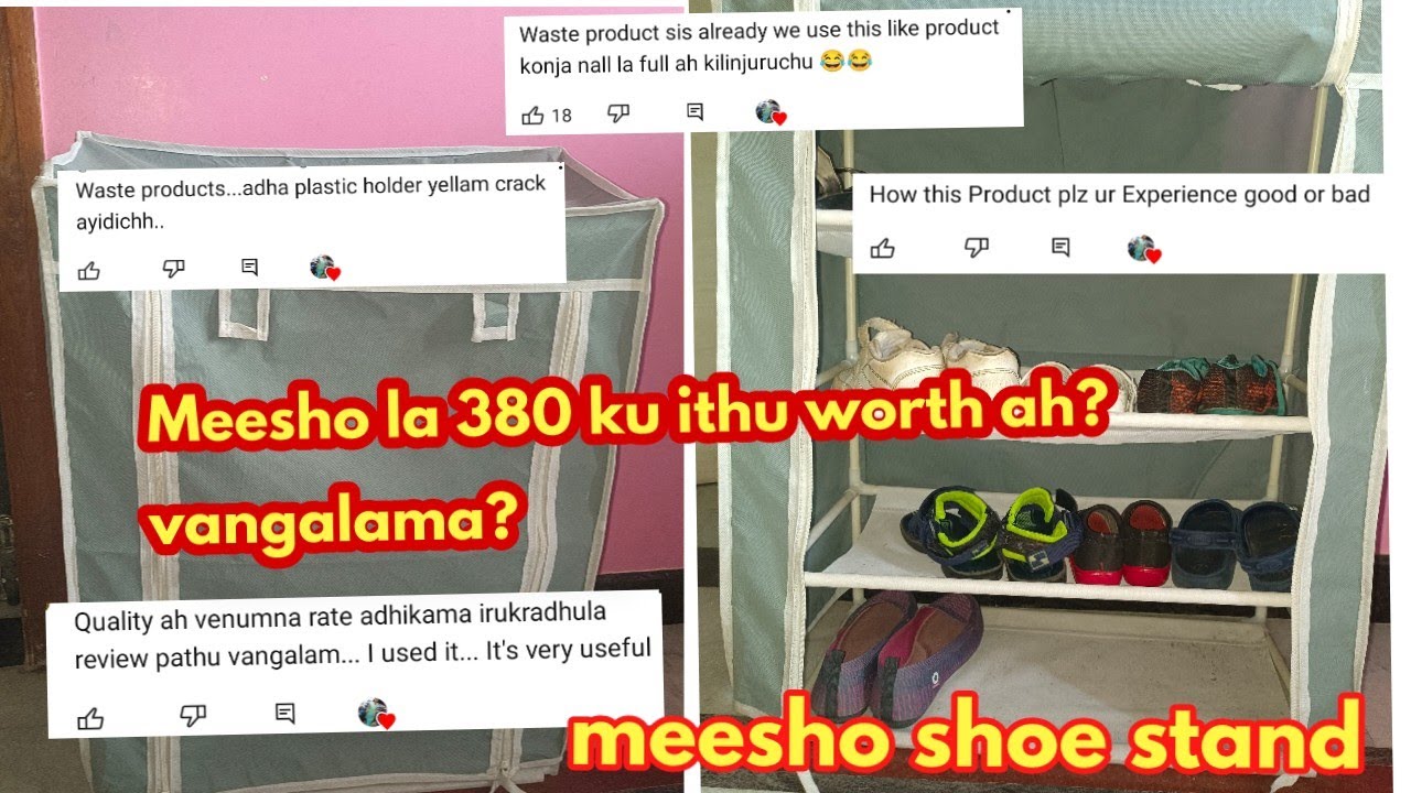 Meesho shoe racks unboxing in tamil👡👟👠Under 380rs meesho shoe rack🤓 ...