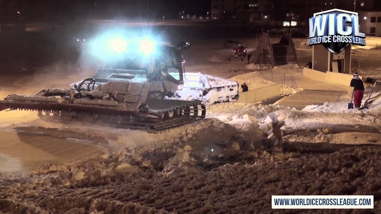 Making Of The Ice Track - World Ice Cross League - YouTube