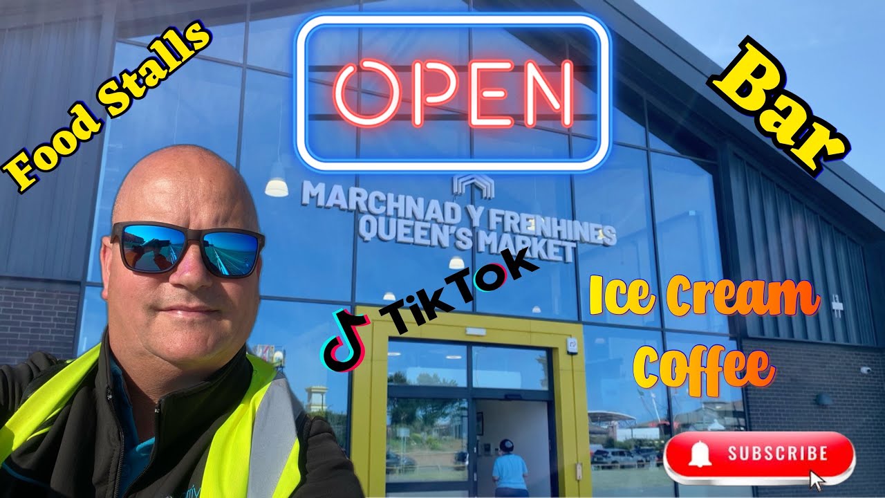 Rhyl QUEENS MARKET and SC2 UPDATE | NOW OPEN | Bar & Food Stalls ...