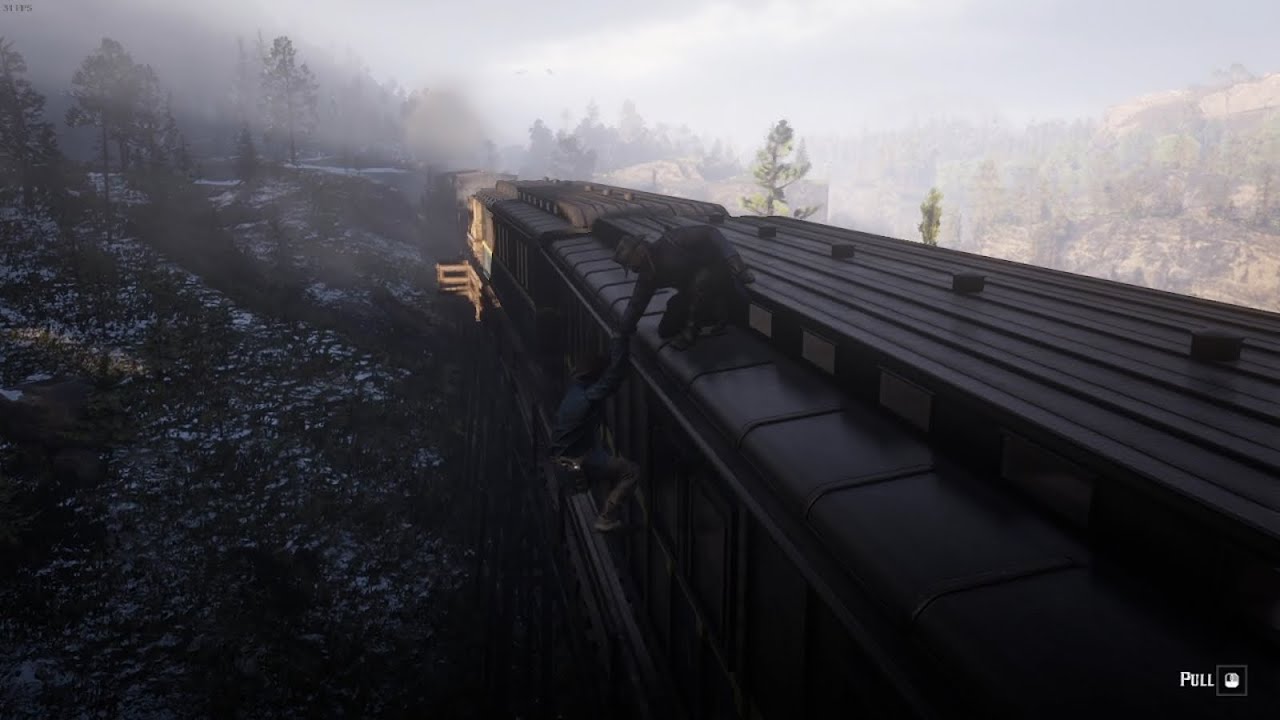 RED DEAD REDEMPTION 2 - TRAIN ROBBERY - YouTube