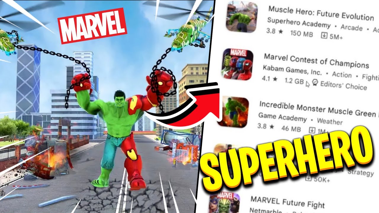 Playing Funny 😂 Hulk Games || Best Hulk Game Ever || playing Thor Games ...