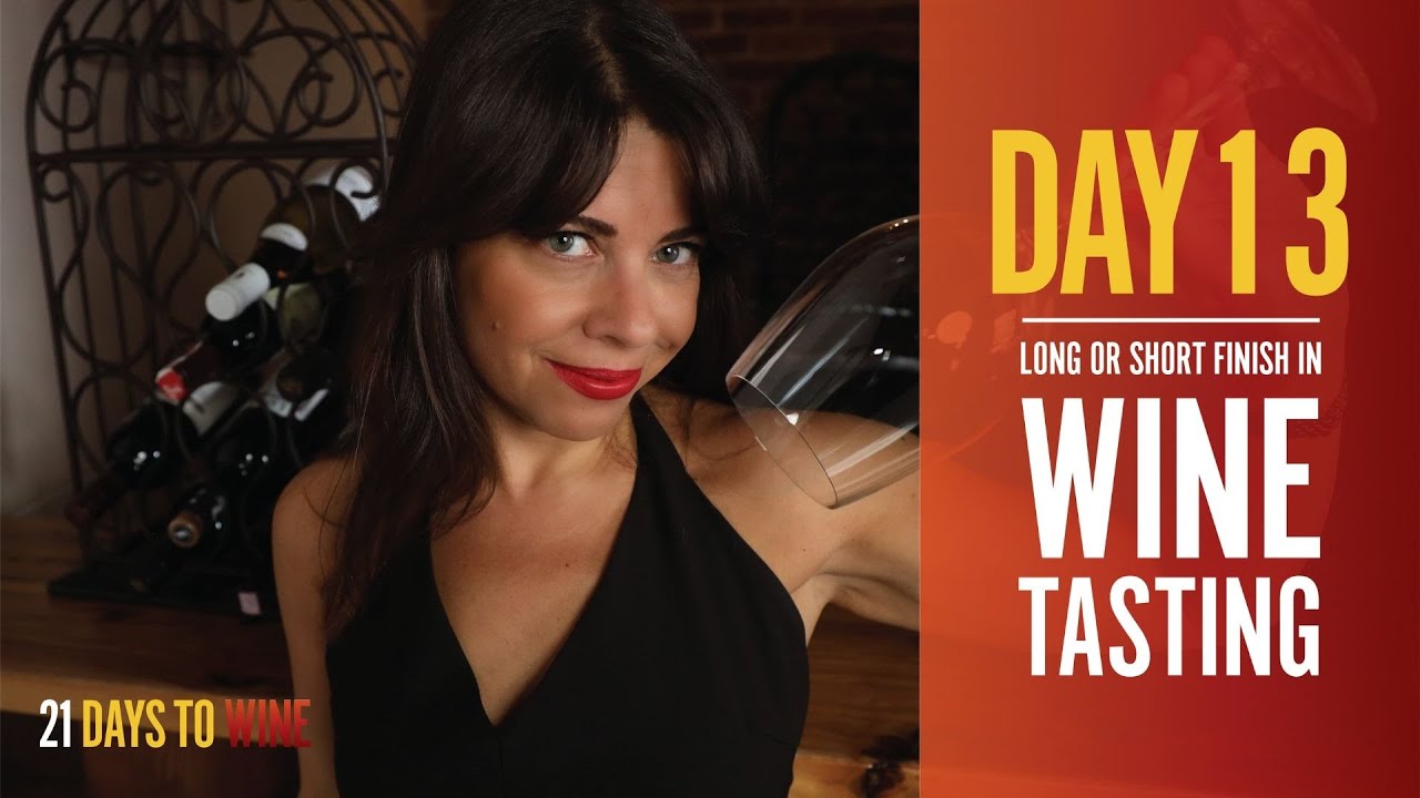 What is a Long Finish in Wine Tasting - Day 13 - YouTube