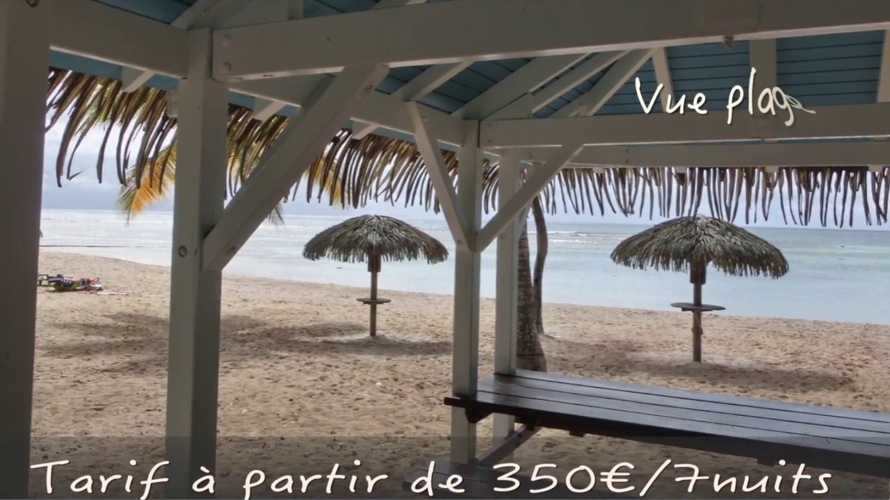 Anse des rochers Guadeloupe Studio Corail 305 - YouTube