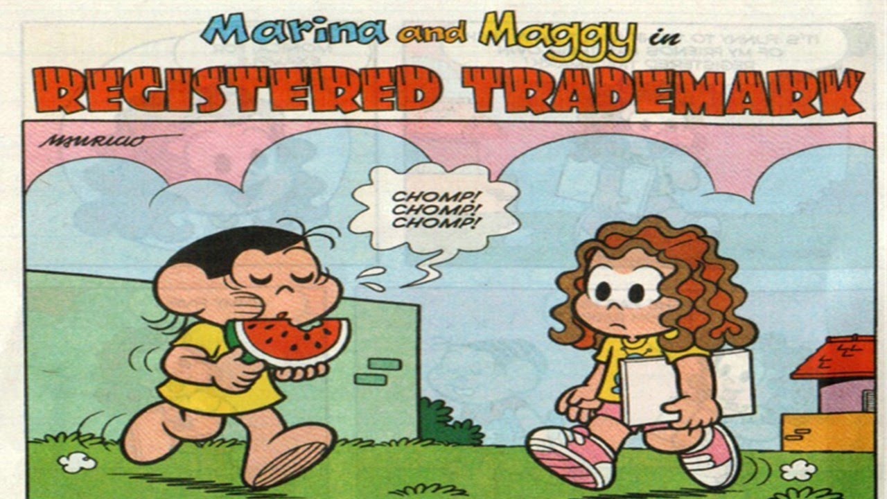 Marina and Maggy in, Registered Trademark | Monica and friends Comics ...