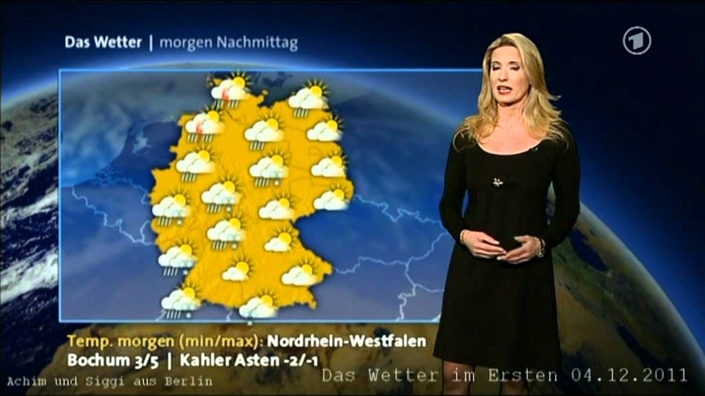 Claudia Kleinert 04.12.2011 - Das Wetter im Ersten - ARD - Weather Lady ...
