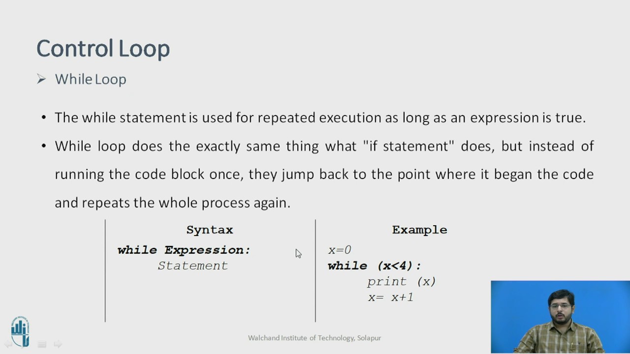 Conditional Statements and Control Loops in Python - YouTube