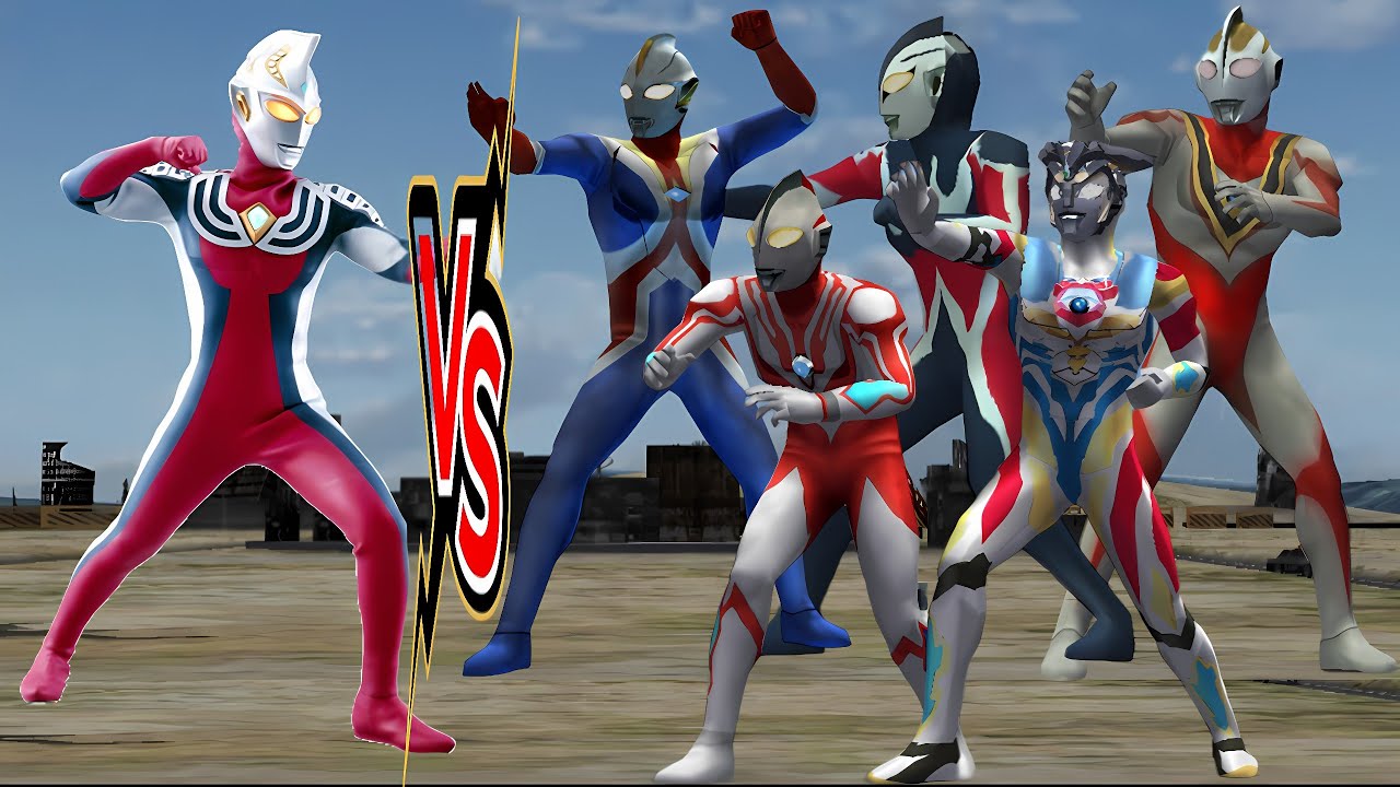 ULTRAMAN JUSTICE VS ULTRAMAN COSMOS ECLIPSE, COSMOS DARKNESS, Z DELTA ...