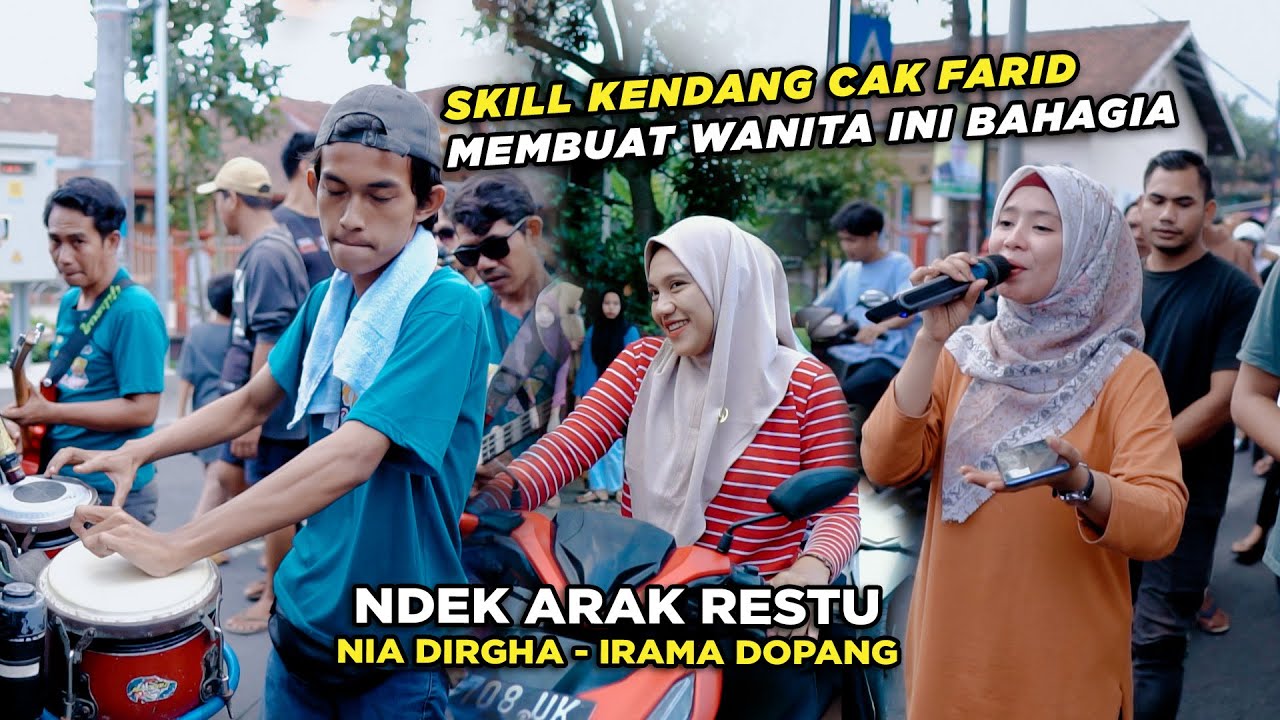 Senyum Bahagia Wanita Ini Saat Cak Farid Mengeluarkan Skillnya || Ndek ...