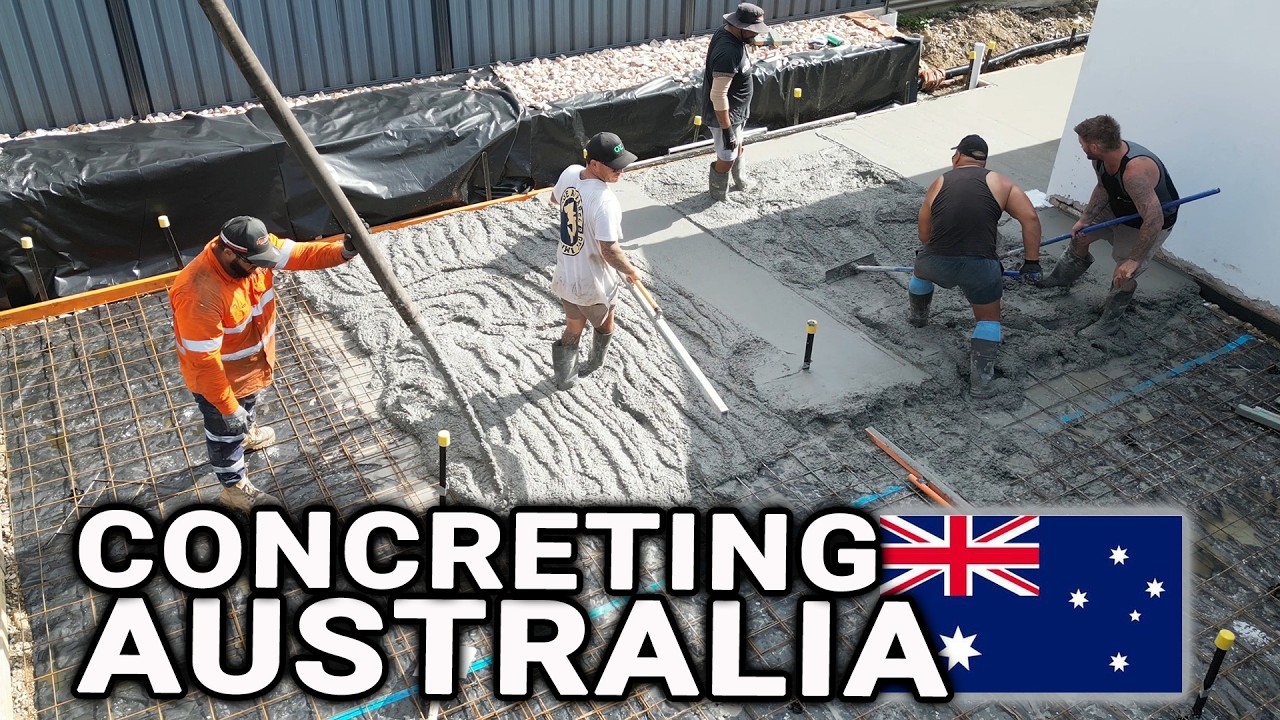 Inside a Professional Aussie Concrete Pour: Start to Finish - YouTube