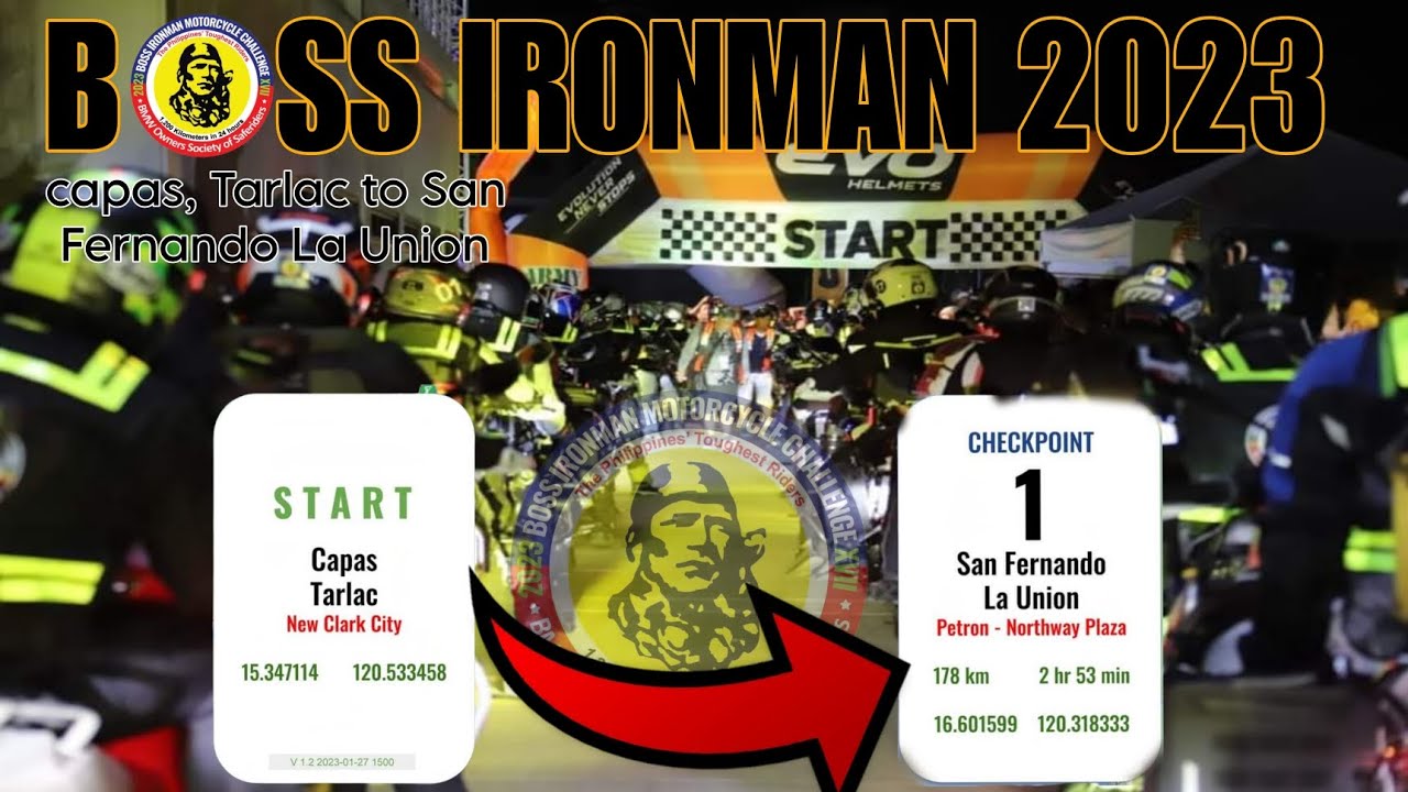 PART 1- BOSS IRONMAN 2023 | STARTING POINT TO SAN FERNANDO LA UNION ...