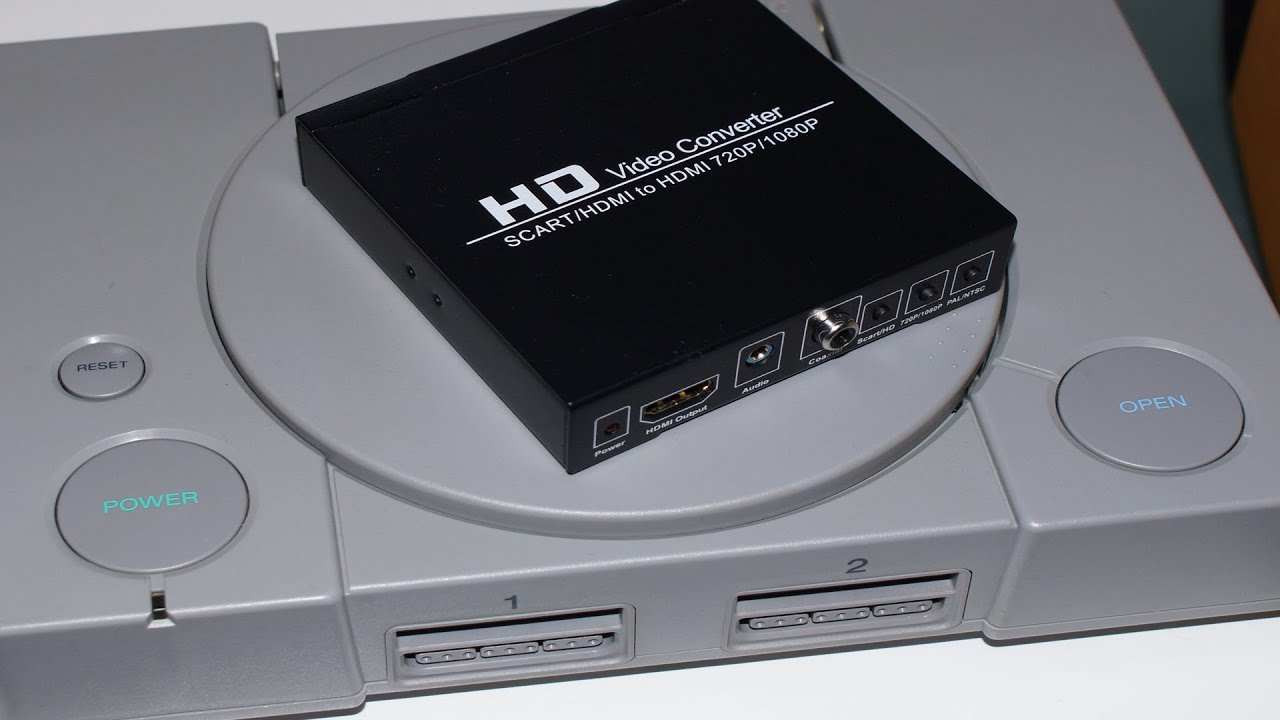 Обзор RGB to HDMI Video Converter Подключение PS1 - YouTube