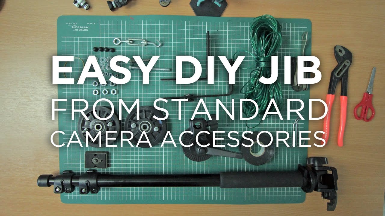 Easy DIY camera jib from camera accessories by Chung Dha - YouTube