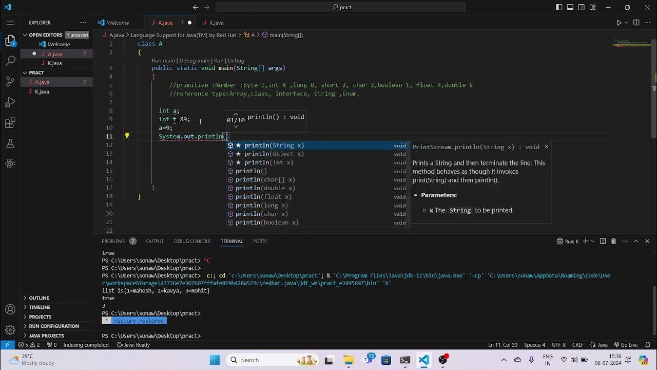 Datatype In Java Coding Java Programming Youtube