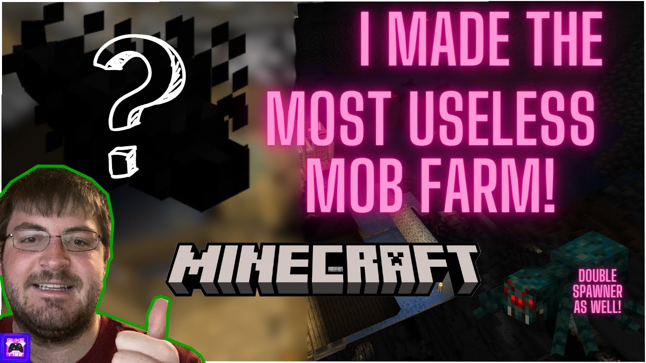 I made the most USELESS mob farm in Minecraft!! - YouTube