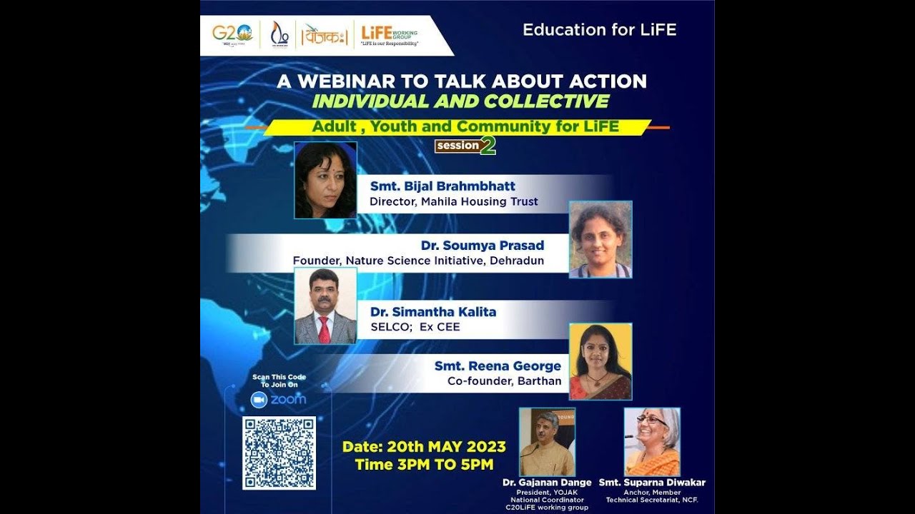 Education for LiFE - Webinar Subtheme of C20 LiFE working group Session ...