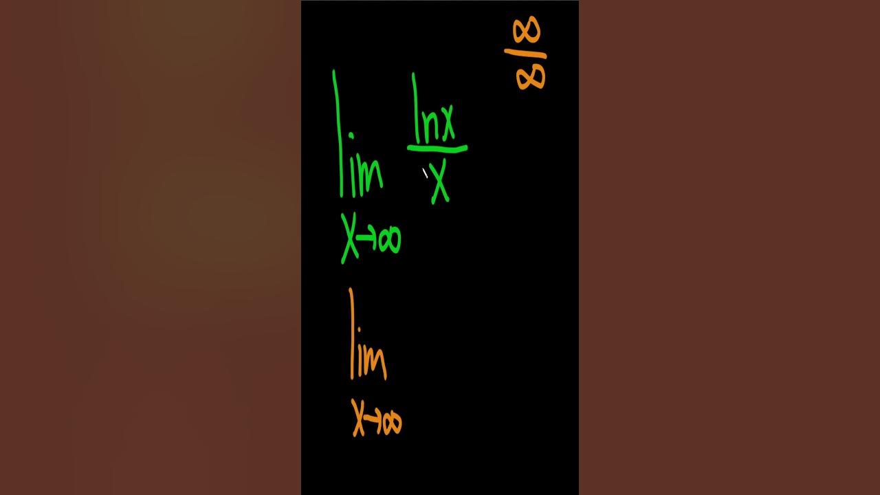 limit-of-ln-x-x-as-x-approaches-infinity-using-l-hopital-s-rule
