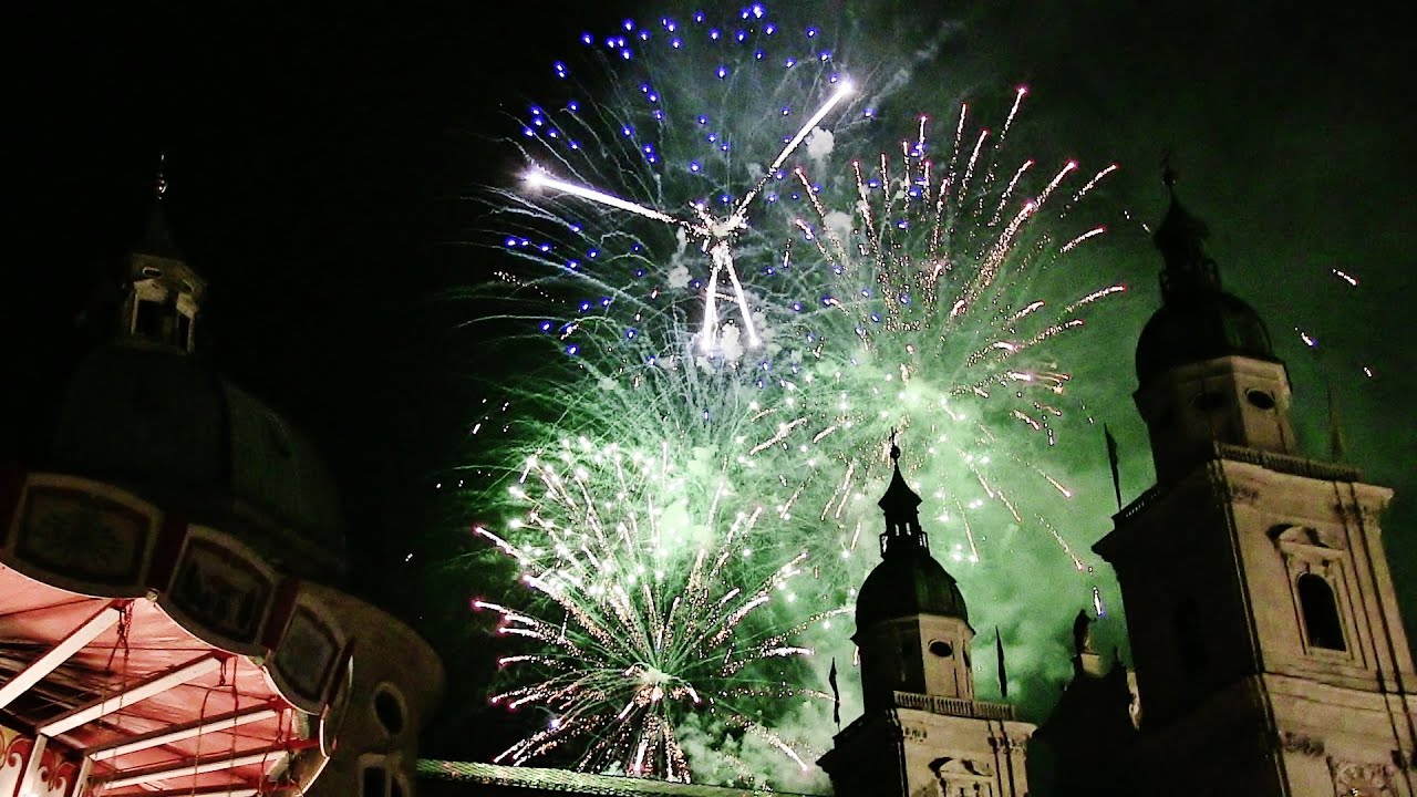 Salzburger Rupertikirtag Feuerwerk 2015 - YouTube