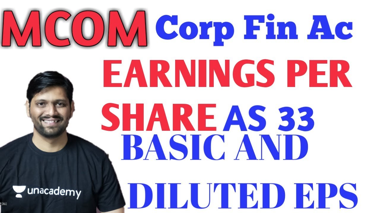 Earnings Per share (EPS)- IND AS 33 - YouTube