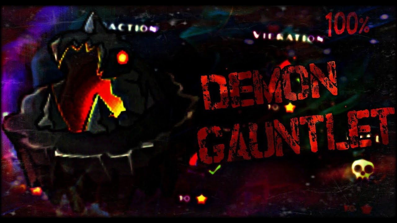 Geometry dash | Demon Gauntlet 100% All levels /Demon engineering - YouTube