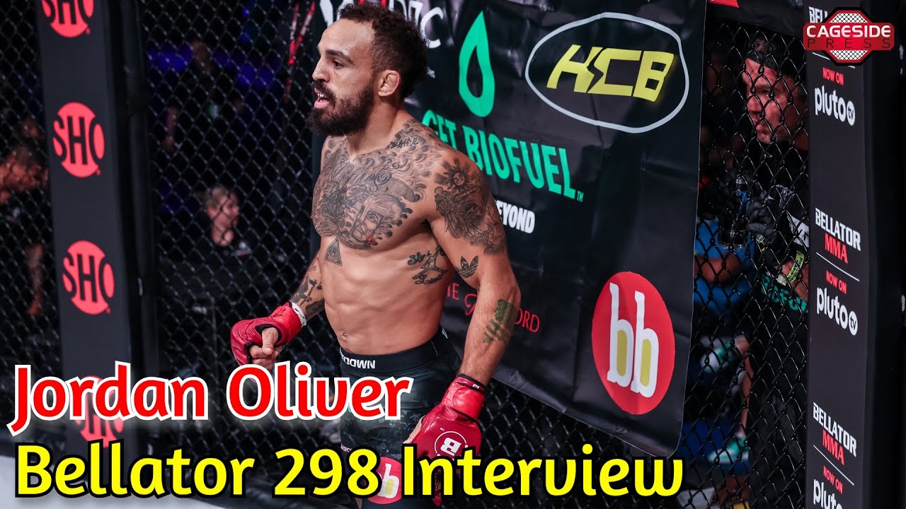 Bellator 298: Jordan Oliver on making the transition from wrestling to ...