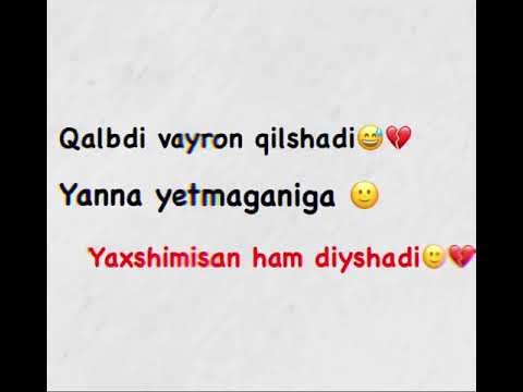 Yaxshimisan. diyshadi😐💔