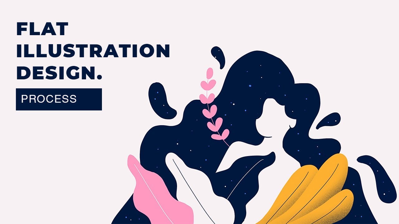 How to create Modern Illustration Design | Procreate Illustration ...