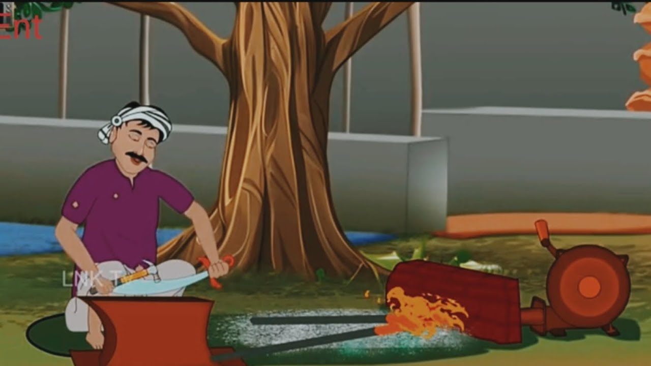 गरीब लोहार का भाग्य | Gareeb Lohar Ka Bhagya | cartoon| moral story ...