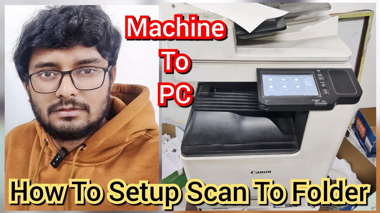 How to Scan Documents in Canon Ir C3226 Colour Photocopy Machine - Step ...
