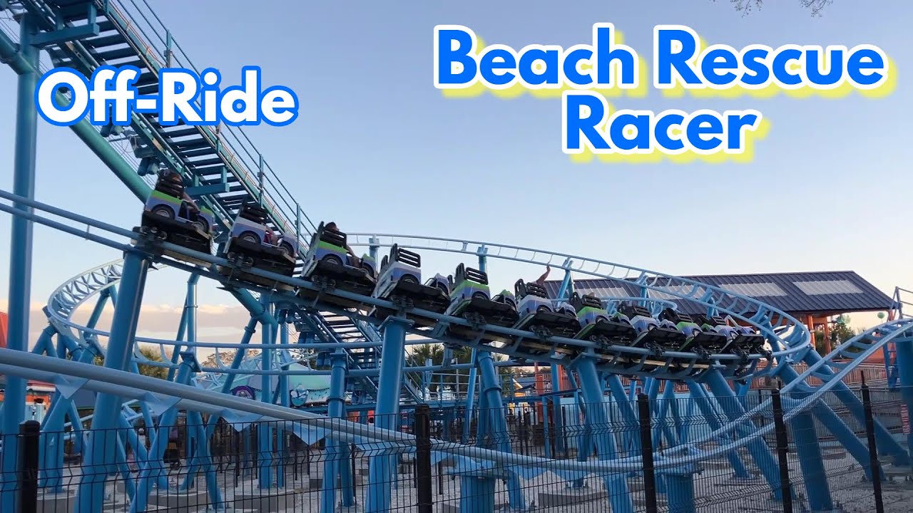 Beach Rescue Racer @ SeaWorld San Antonio | Off-Ride - YouTube
