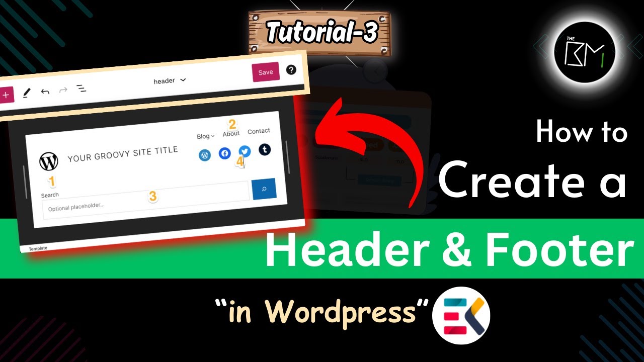 How to Create Stunning Header and Footer with Elements Kit || Step-by ...