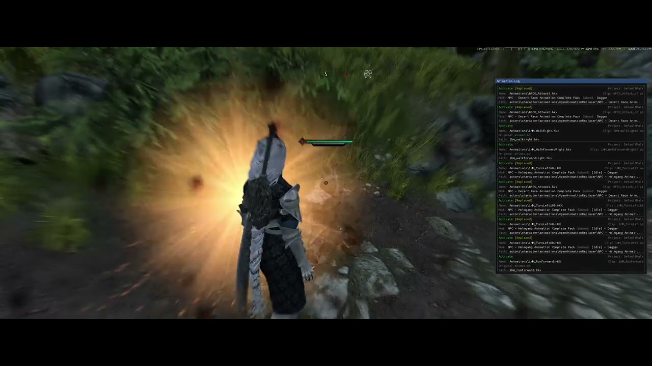 Cycle Movesets - NPC - Dagger - Skyrim - YouTube