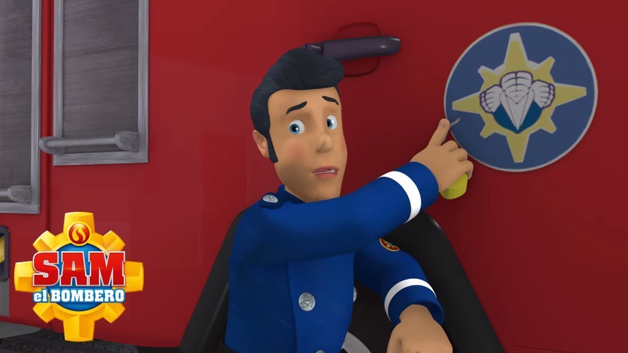 limpieza de jupiter | Oficial de Sam el Bombero | Dibujos animados ...
