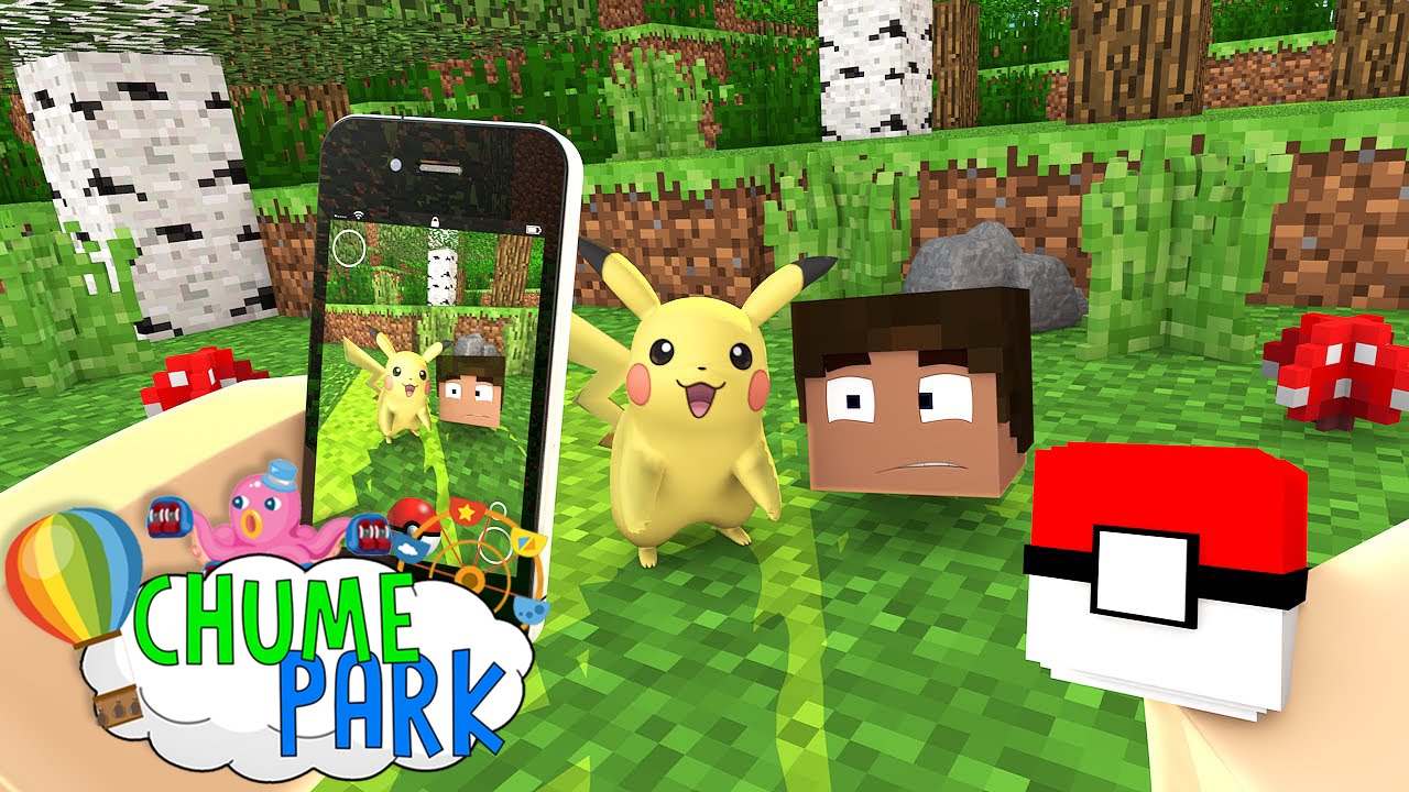 Minecraft: POKÉMON GO! (Chume Park #9) - YouTube