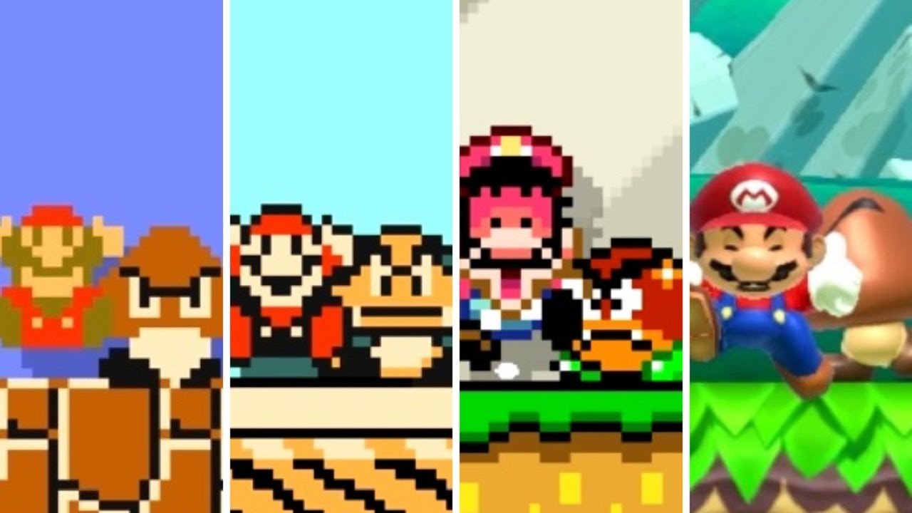 Evolution of Mario Getting Killed by Goomba (1985-2022) - YouTube