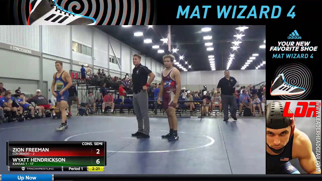 Mat 11 195 Zion Freeman Colorado Vs Wyatt Hendrickson Kansas 1 - YouTube