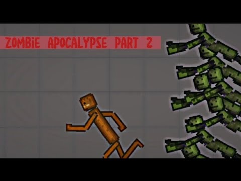 zombie apocalypse in melon playground part 2 - YouTube