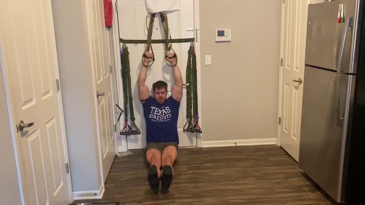 TRX L-Seated Pull Ups - YouTube