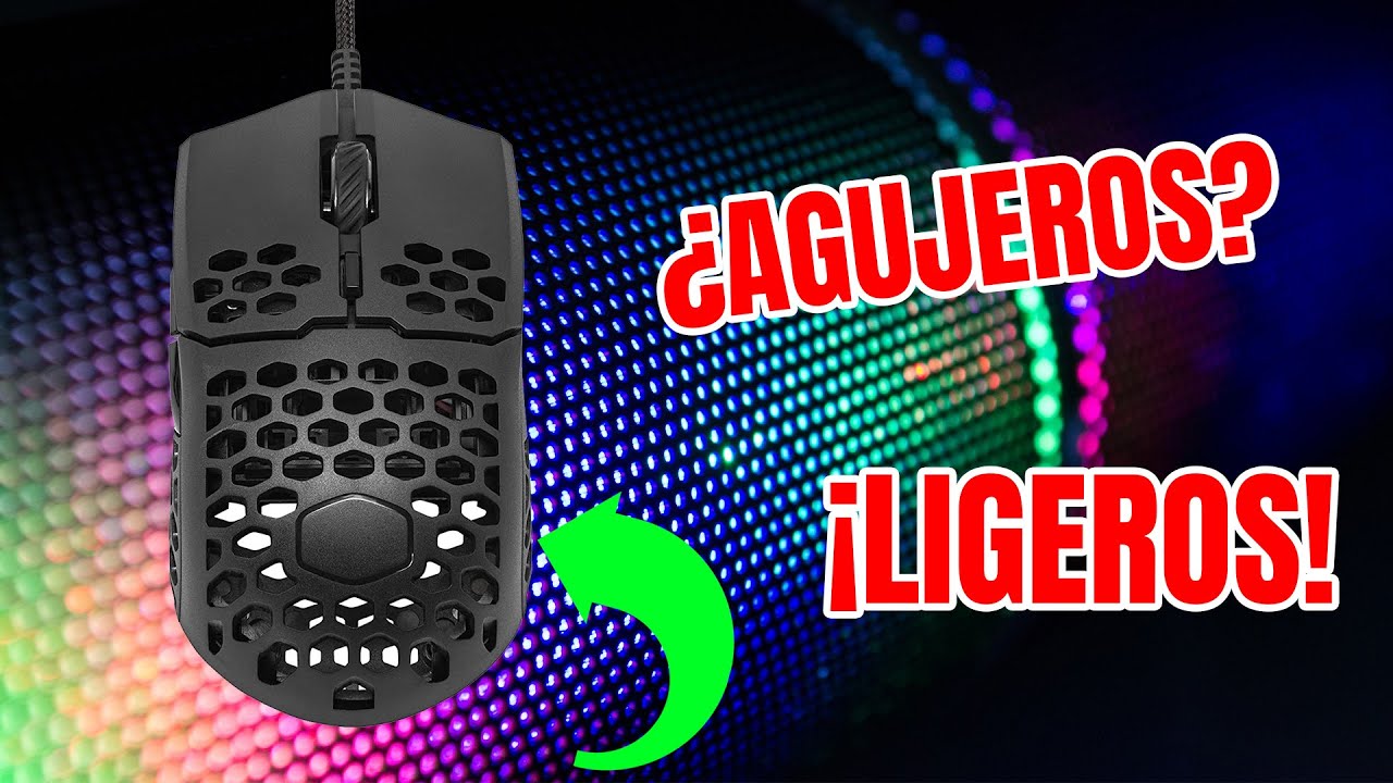 🖱🔥 5 Mejores MOUSE con AGUJEROS Gaming Ligeros (Carcasa de PANAL) de ...