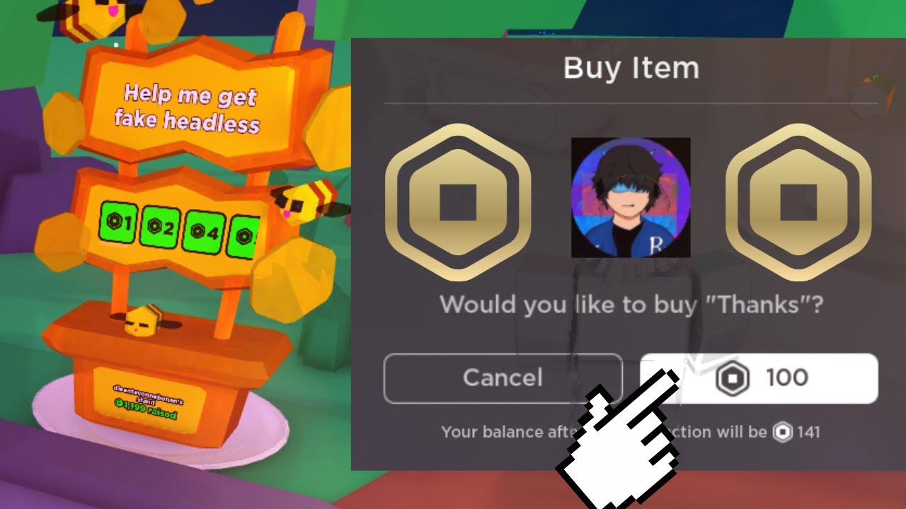 Donating robux for 10 minutes straight. - YouTube