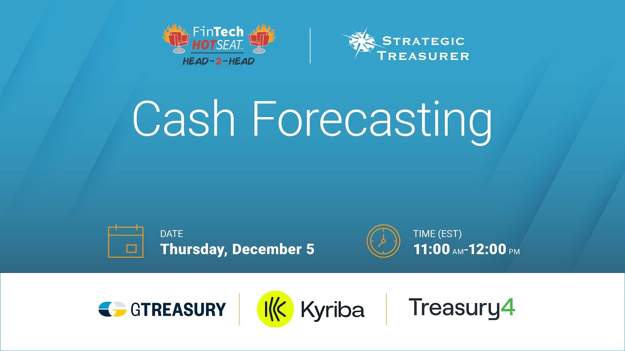 Fintech Hotseat Head-2-Head: Cash Forecasting - YouTube